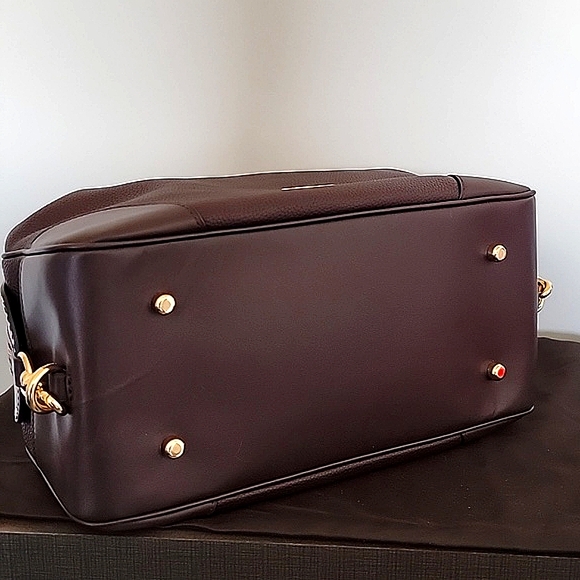 Coach | Bags | Coach Oxblood Leather Lane Satchel New | Poshmark